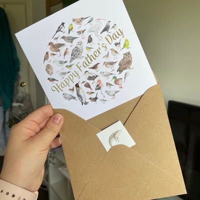 Father's Day Card With Birds - Etsy UK