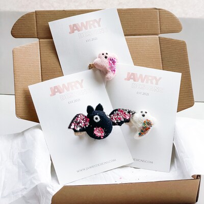 Felt Bats Halloween Bats Halloween Felted Bats - Etsy