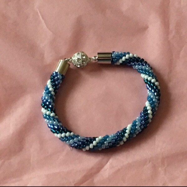 Beginners Learn Bead Crochet Tutorial Bracelet Pattern Pdf Download ...