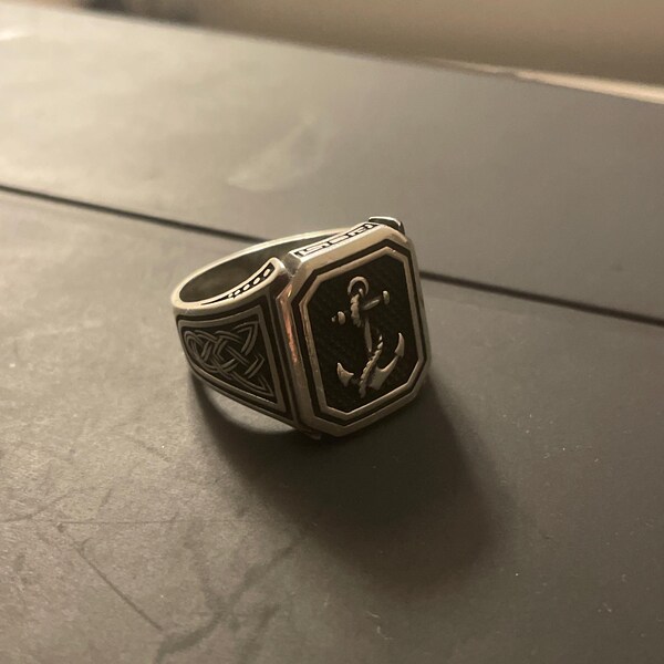 925 Sterling Silver Men's Ring, Cobra Snake Silver Ring, Handmade Men's ...