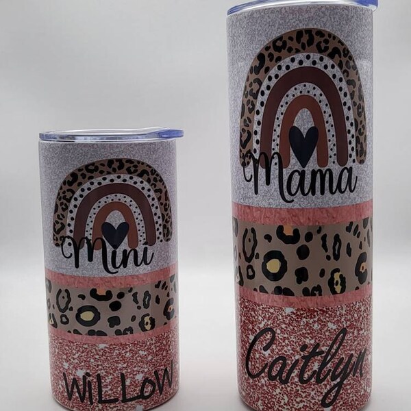 Mama Mini Leopard Rainbow DIGITAL DOWNLOAD Only Png - Etsy