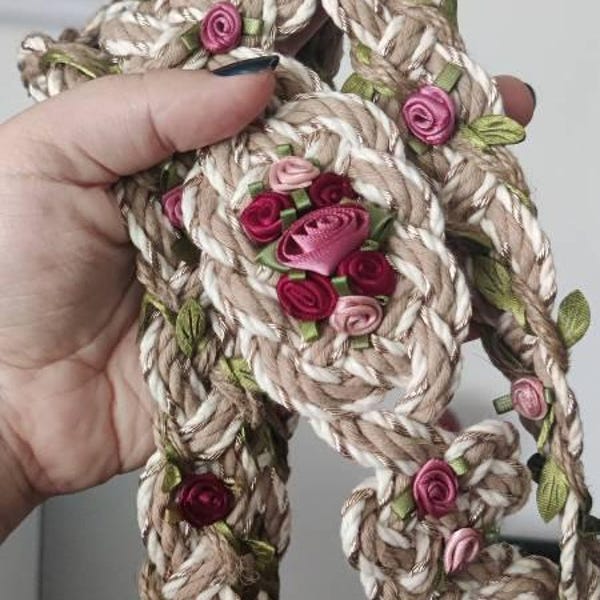Handfasting Cord - Infinity Tie Treasure Knot With Cotton and Lace ...