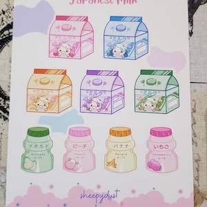 12 Birth Month Cow Stickers, Cute Cow Stickers, Waterproof Water Bottle ...