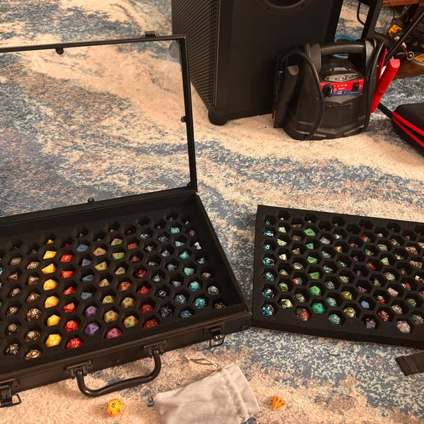 This is How I Roll Chest of Hoarding 26 Set Capacity Plexi Glass Dice ...