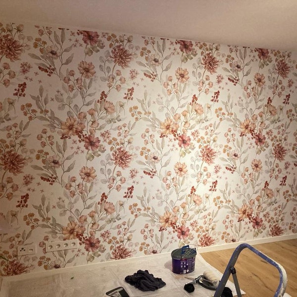 Meadow Friends With Ducks and Bunnies Wallpaper DEKORNIK, Delicate Baby ...