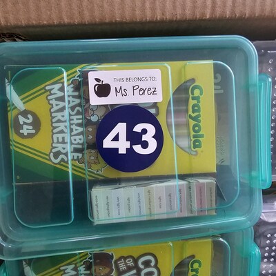 Teacher Labels, Teacher Book Stickers, Teacher Name Labels, Library ...