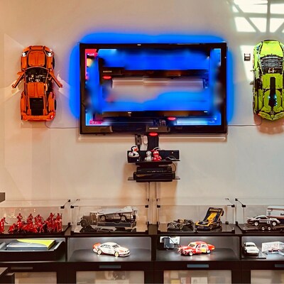 Ultimate Display Wall Mount for Lego Technic Car Porsche RSR, Bugatti ...
