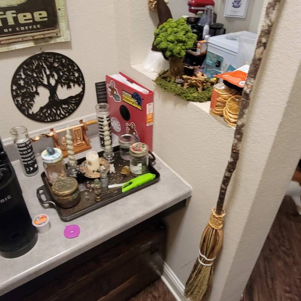 Rustic Jumping Broom Full Size Wedding Broom Ceremonial Jumping Broom ...