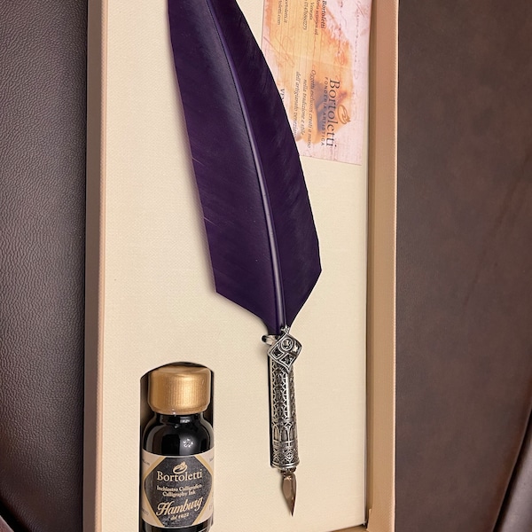 Bortoletti Quill Pen Set Ca'd'oro - Comes With One Nib and a Bottle of ...