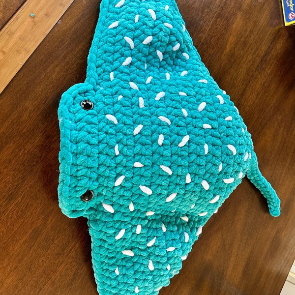 PATTERN PACK Mega Ray and 7 Sea Friends Patterns Ray, Angelfish, Blue ...