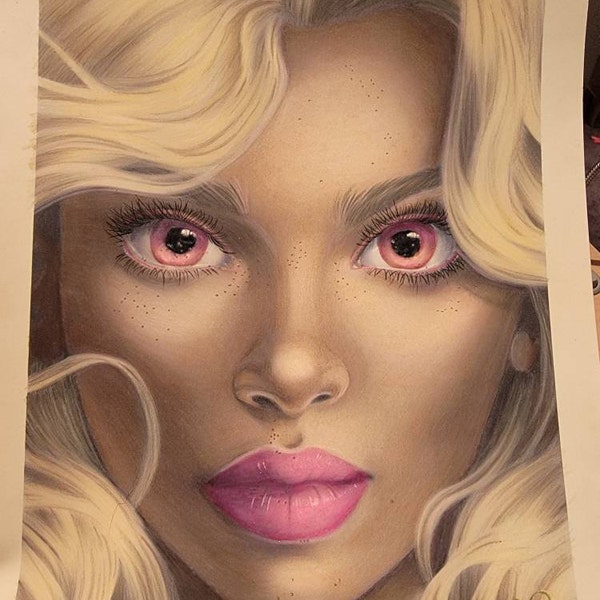 Gaze - Printable Digital Coloring Page - Etsy