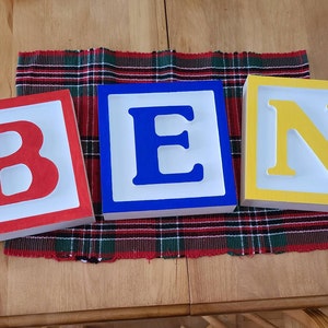 Large Wooden Letter Blocks, Large Alphabet Letter Blocks - Etsy