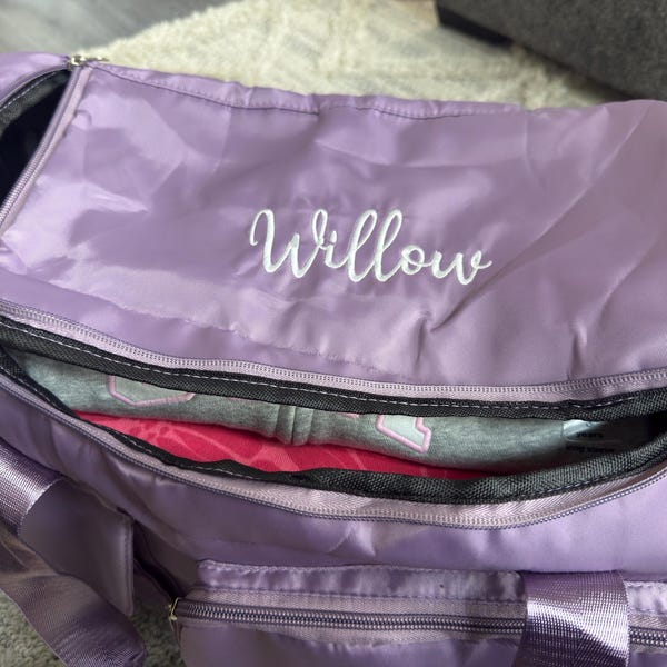 Custom Weekender Bag With Name, Personalized Name Duffel Bag ...
