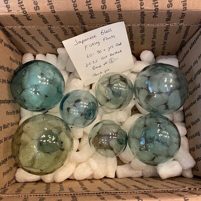 3.25wp10 Glass Fishing Float Water Collectable - Etsy