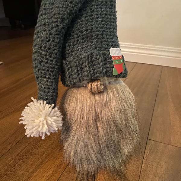 CROCHET PATTERN & VIDEO/ Rustic Farmhouse Crochet Gnome Pattern, Easy ...