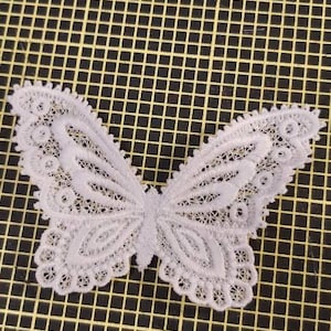 Butterfly 3D Three-dimensional, 3 Dimensional FSL Free Standing Lace ...