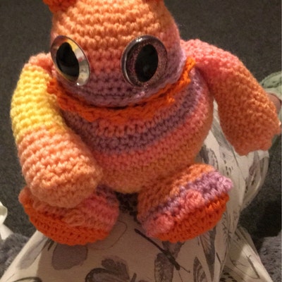 Worry Monster Crochet Pattern PDF - Etsy