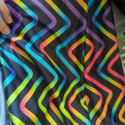 Lava Volcano Melt Printed Fabric Recycled Spandex 4 Way Stretch Fabric ...