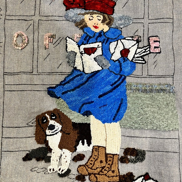 Here Comes Santa Joan Moshimer's Studio,rug Hooking Pattern Only on ...