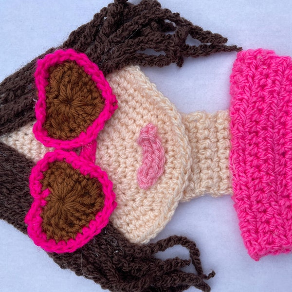 Crochet Patterns, Doll Face, Crochet for Woman, Crochet Appliqué ...