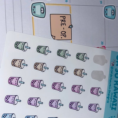Kawaii Weight Loss Tracker Stickers Weight Loss Tracker - Etsy