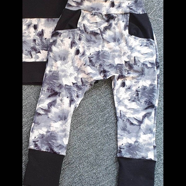 Knit Jersey Pants Pattern | Newborn -10yrs | STORMY Boy Girl Harem ...