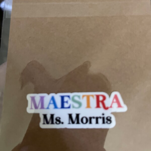 Maestra Sticker, Regalo Para Maestra, Teacher Sticker, Kindle Sticker ...