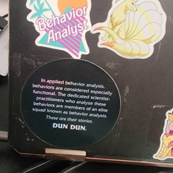 LM Aba Sticker | BCBA Sticker | Bcaba Sticker | Behavior Analysis ...