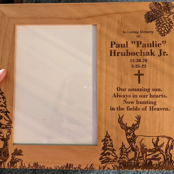 My First Deer Picture Frame - Etsy