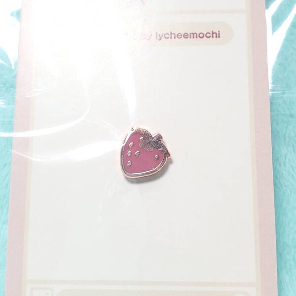 Tiny Eats Strawberry Pin, Lemon Pin, Fruit Pin, Enamel Pin, Board ...