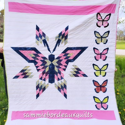 PDF Pattern Monarch Butterfly Paper Pieced Block 3 Sizes - Etsy