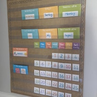 Morning Board Printable Activity Toddler Kids Homeschool Weather Chart ...