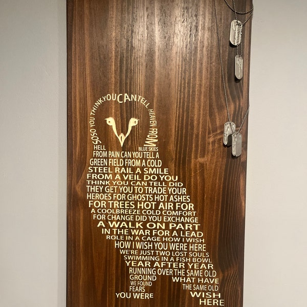 Bruce Springsteen- E Street Shuffle Lyrics Carved in Wood - Etsy