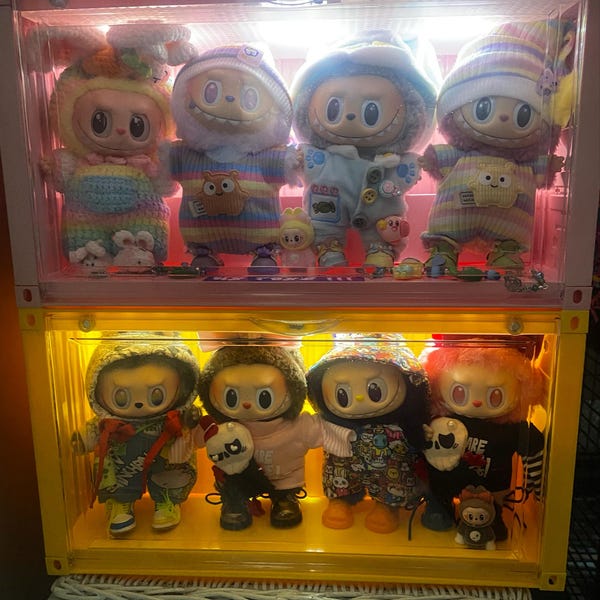 Anime Figure Display Case: Collectible Toy Storage With Steps - Etsy