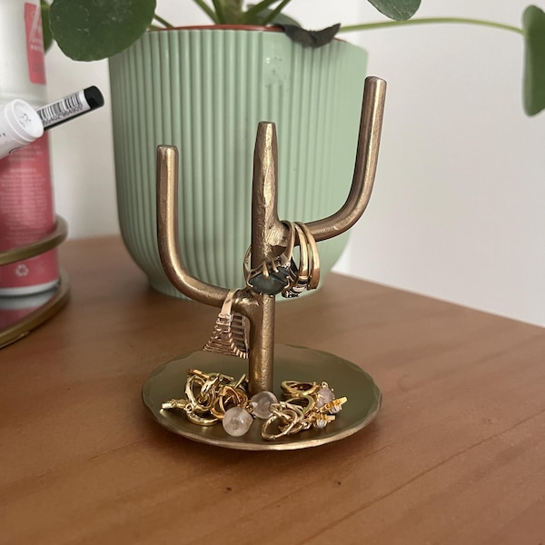 Forged Metal Jewellery Holder Earring and Necklace Stand Jewellery ...