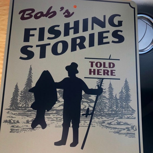 Fishing Lover Gift, Fishing Stories Sign, Fish Decor, Fish Sign ...
