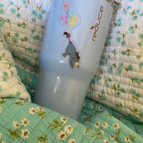 Eeyore Mickey Balloon Transparent Laptop Sticker/ Winnie the Pooh ...