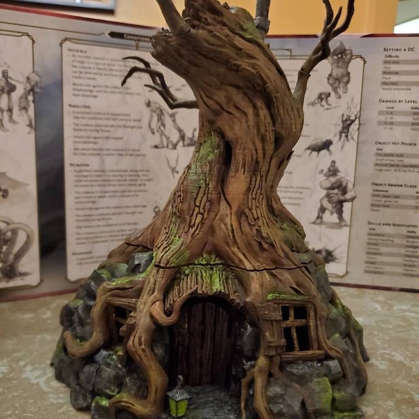 Witch's Hovel - Shadowfey Wilds 28mm 32mm Wargaming Terrain D&D, Dnd ...
