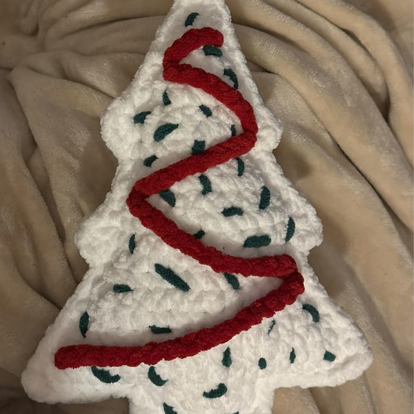 Christmas Tree Cuddler Crochet Pattern by Sheepish Stitches | Christmas ...