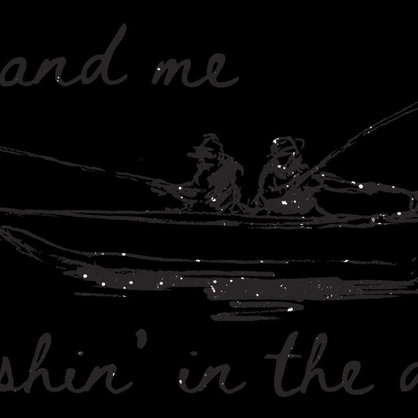 Fishing in the Dark Fishermen Trendy Western Instant Digital Download ...