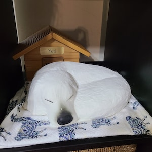 Frenchie Cremation Urn in Stoneware | Etsy