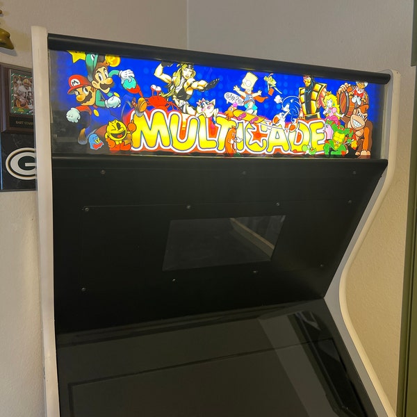 Mame Arcade Multicade Marquee for Reproduction Header/backlit Sign - Etsy