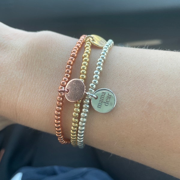 Mini and Me Matching Bracelets - Mummy and Me Bracelet Set, Mother and ...