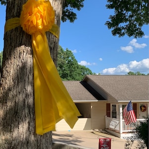 YELLOW RIBBON Deployment BOW Weatherproof for the Troops 6 - Etsy
