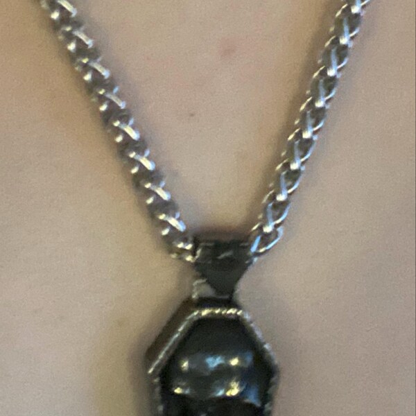 Gothic Runes Viking Engraved Ring, Dimple Encaved Pattern Ring, Black ...