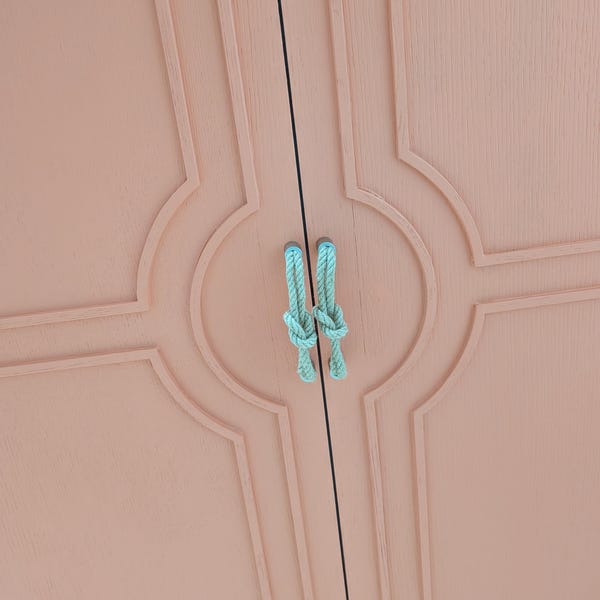 Nautical İnfinity Knot, Drawer Pulls - Brass & Rope Drawer Pulls ...