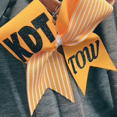 The Rory Glitter Cheer Bow Customized in Your Team Colors and - Etsy
