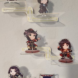 CUSTOM Keychain Standy Chibi Anime Character Commission Couple Fanart ...