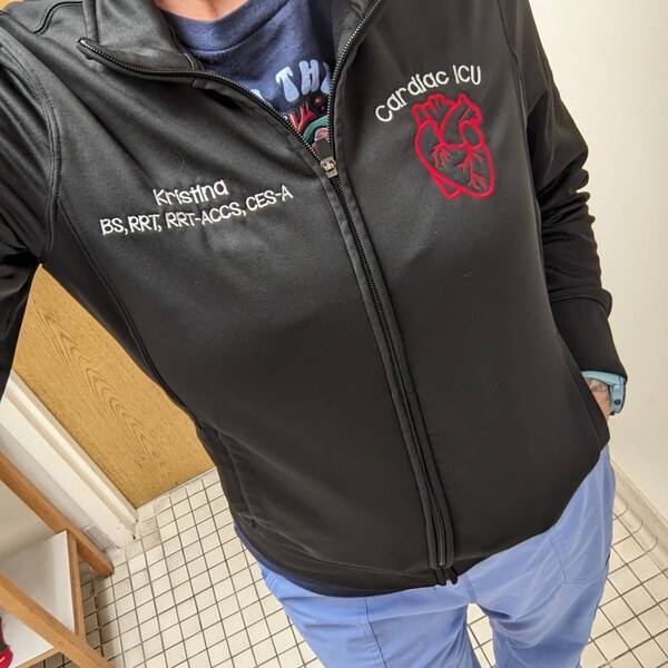 Occupational Therapy Caduceus Stethoscope Stretch Sportwick Jacket With ...