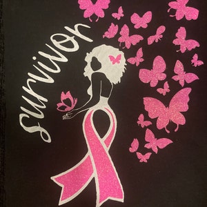 High Heels, Pink Ribbon Svg, Crush Cancer Svg African American Pink ...